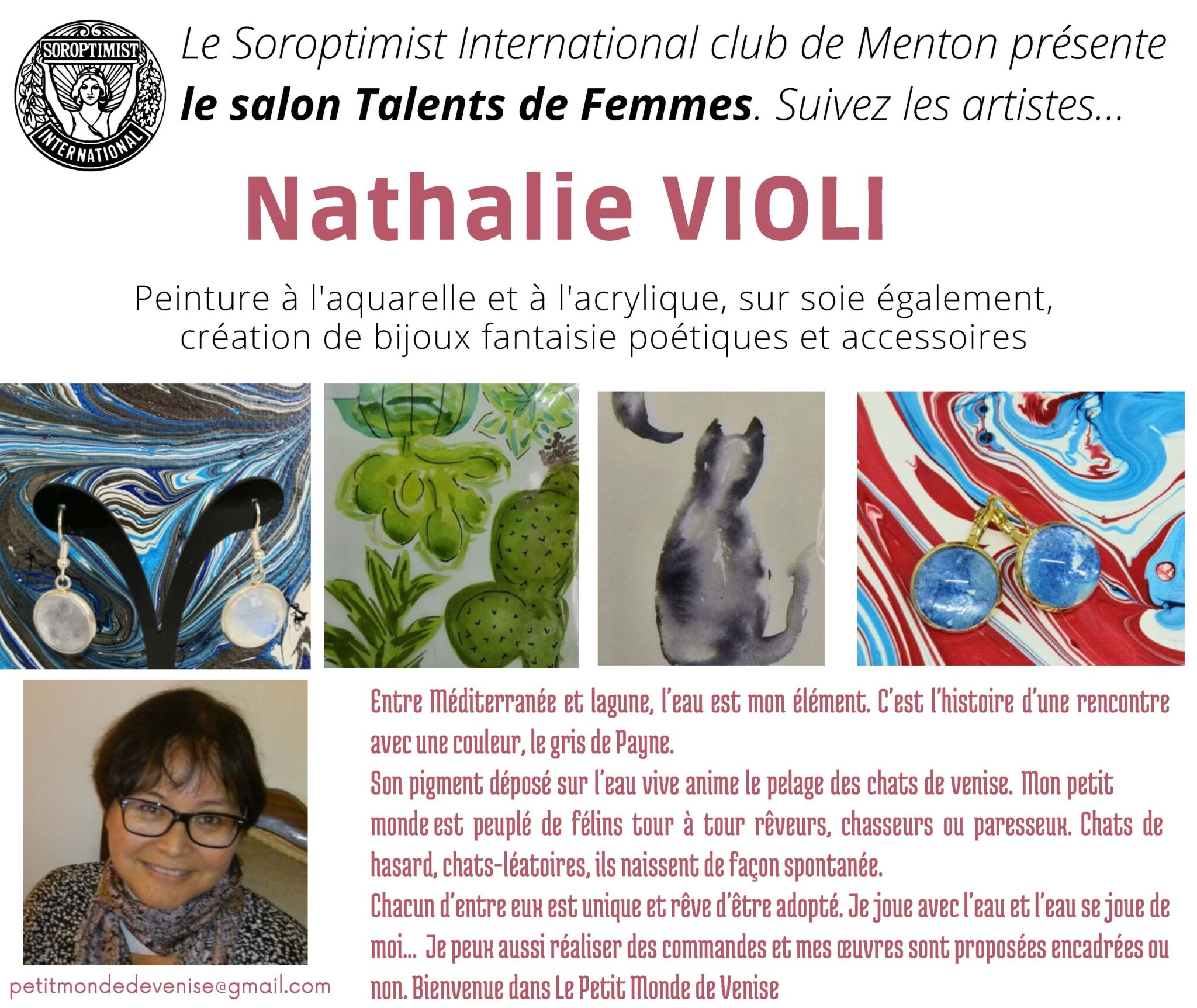 NATHALIE VIOLI – LE PETIT MONDE DE VENISE - Soroptimist International ...